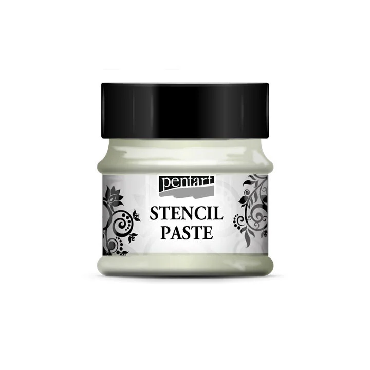 Pasta za šablone biserna Stencil Paste Pentart 50ml – ice flower