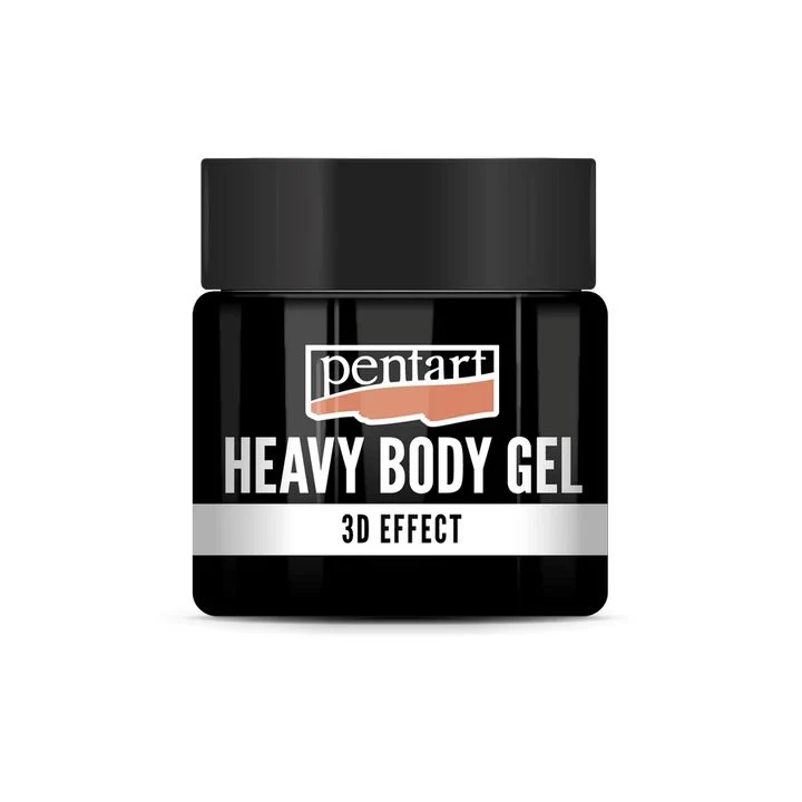 Pentart Black Glossi Heavi Bodi Gel – 50 ml