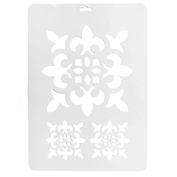 Plastični šablon 21x29 cm - motiv ornament