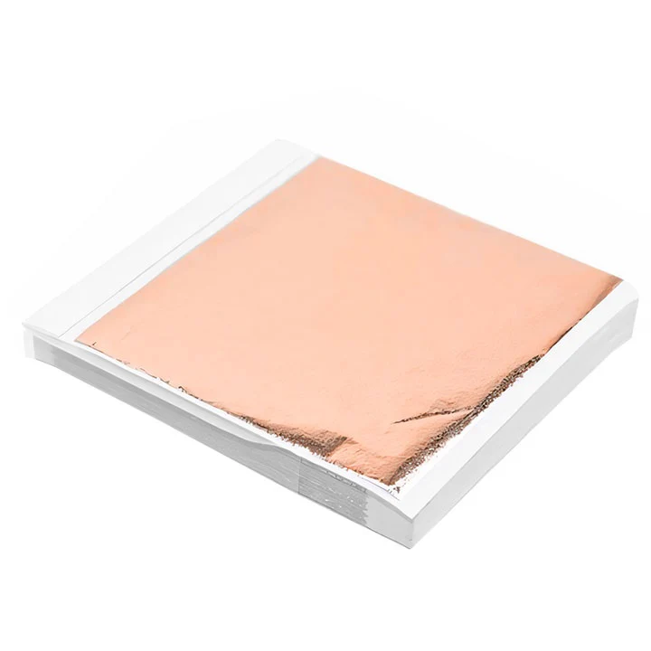 Ružino zlato metalik zlatni list za pozlatu 14 x 13 cm 100 listova