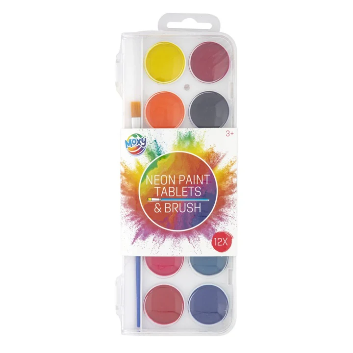 Set neonskih akvarelnih boja