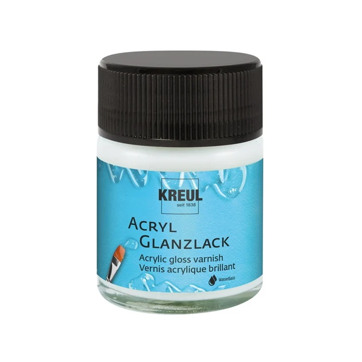 Sjajni akrilni lak na bazi vode Hobby Line – 50 ml
