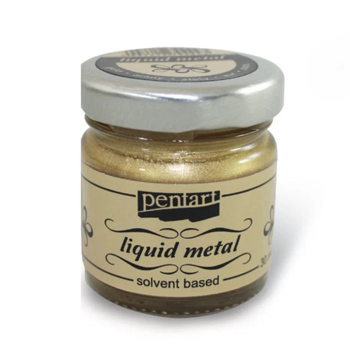 Tečni metal PENTART - 30 ml – Zlatna