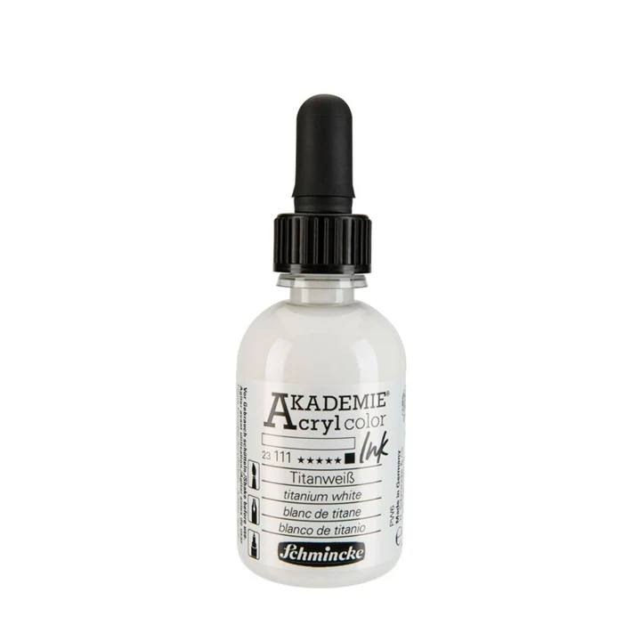 Akrilno mastilo Schmincke AKADEMIE 50 ml – 111 Titan Belo