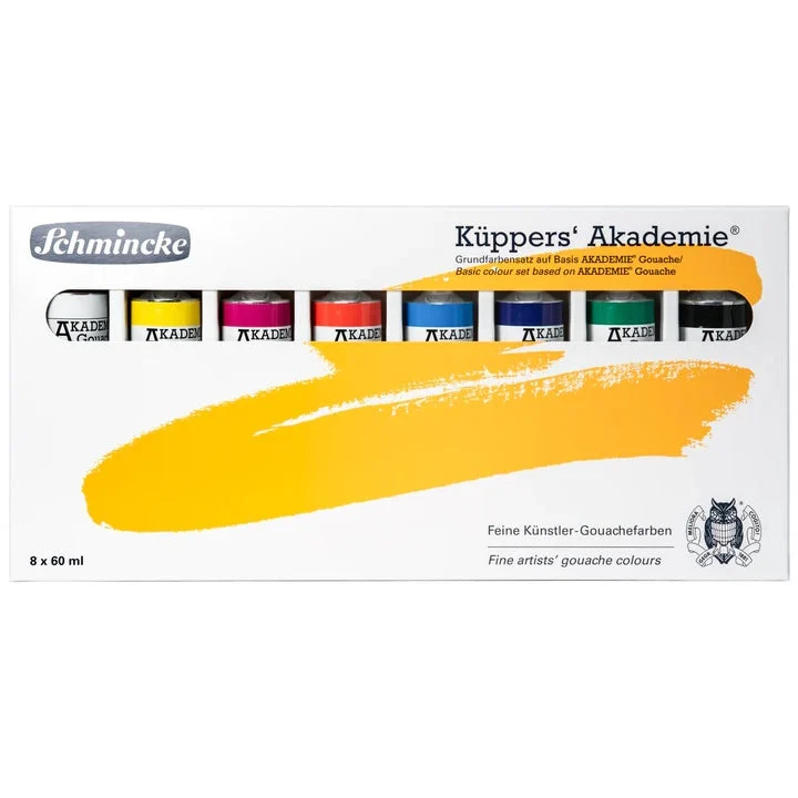 Set osnovnih gvaš boja Schmincke AKADEMIE 8 x 60 ml