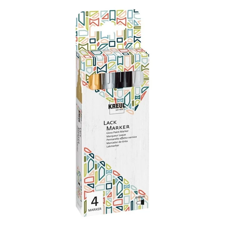 Set sjajnih lak-markera Kreul 4 kom.
