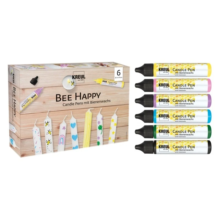 Boja za sveće Candle pen KREUL - set 6 x 29 ml