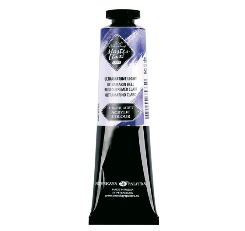 Akrilne boje Master Class 46 ml – 101 Cink bela