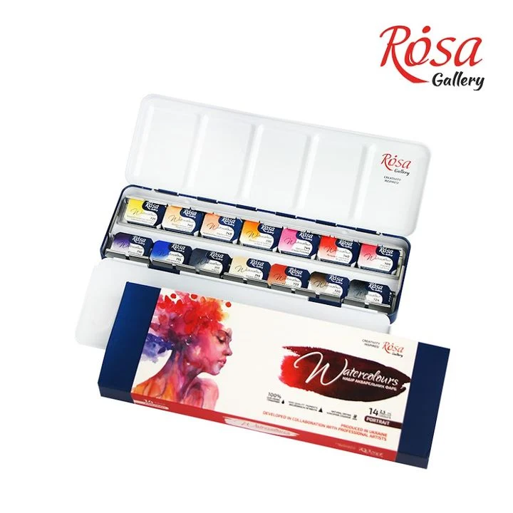 Akvarel boje Rosa Gallery - set Portrait 14 x 2.5 ml