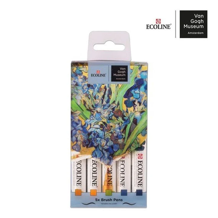 Akvarel markeri Ecoline Brush Pen - Van Gogh Museum - 5 delni set