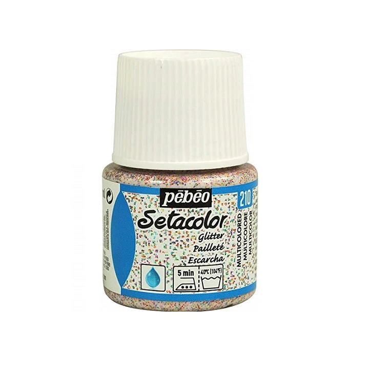 Boja za tekstil Pebeo Setacolor Glitter 45 ml – Emerald