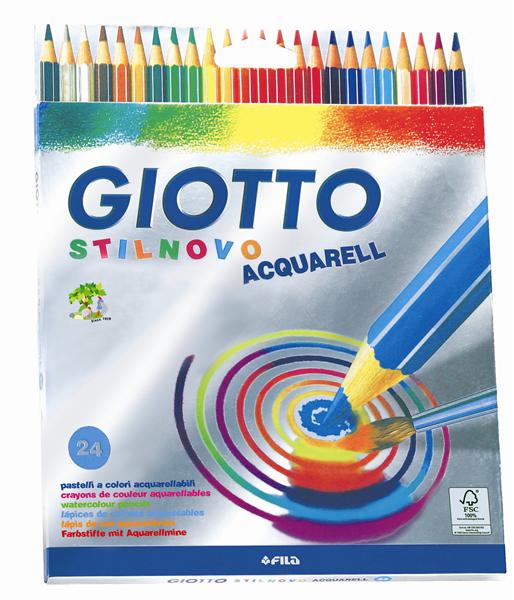 Bojice GIOTTO STILNOVO AQUARELL - 24 boja