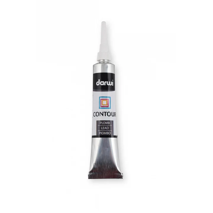 Darwi Glass Vitraž kontura 22 ml – Zlatna