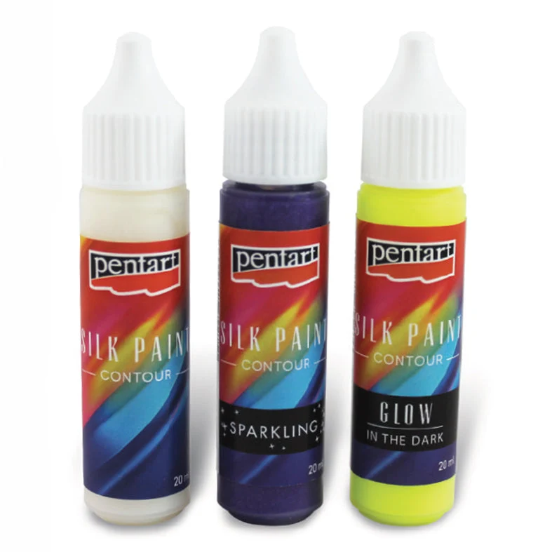Kontura za svilu - 20 ml – transparent