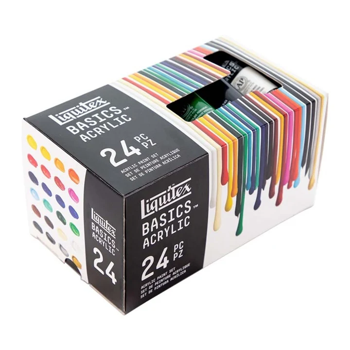 Set akrilnih boja Liquitex Basics - 24x22 ml
