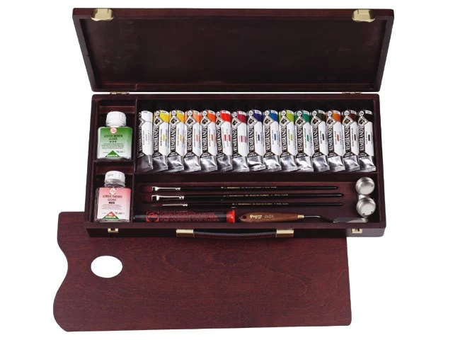 Set akrilnih boja Rembrandt Professional 15x40ml + pribor
