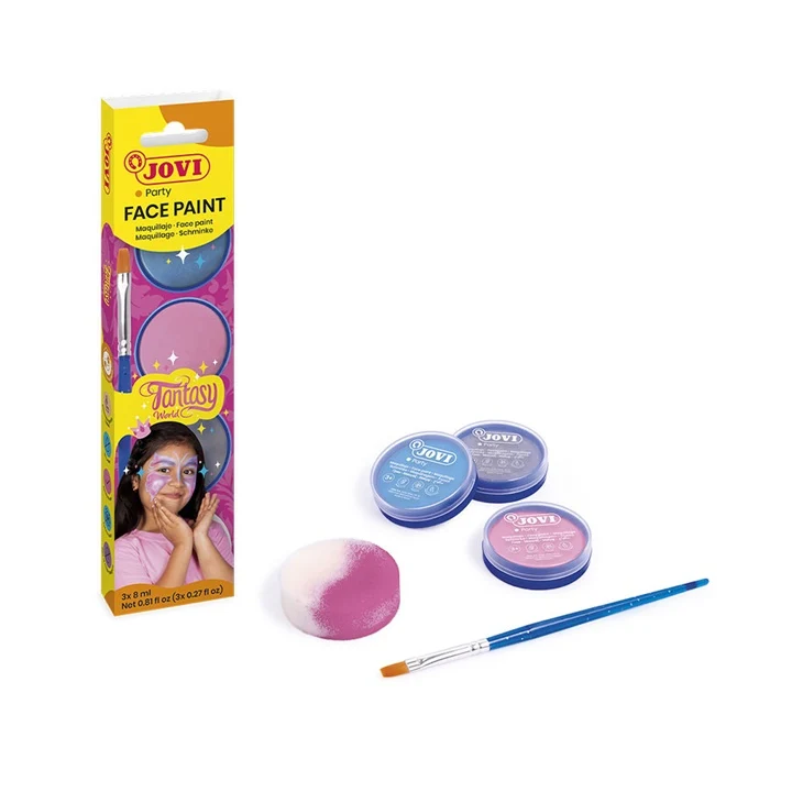 Set boja za lice Fantasy sa dodacima 3 x 8 ml