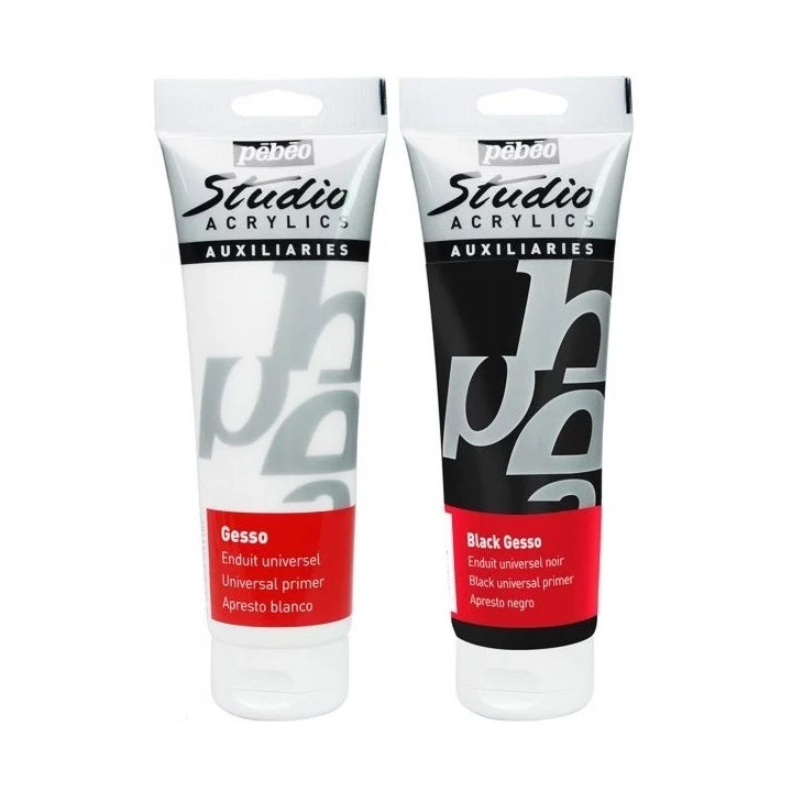 Set prajmera u crnoj i beloj boji Pébéo 2x100ml