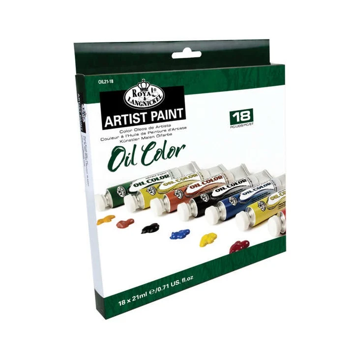 Set uljanih boja Royal & Langnickel - 18x21 ml