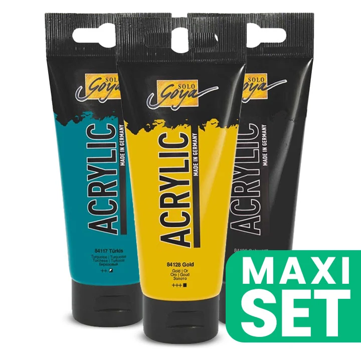 Solo Goya set akrilnih boja 3x100 ml - Grčki praznik