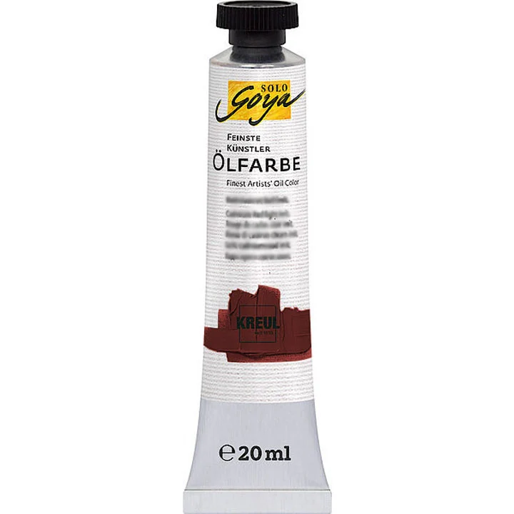 Uljana boja Finest Artists Solo Goya 20 ml – Burnt Sienna