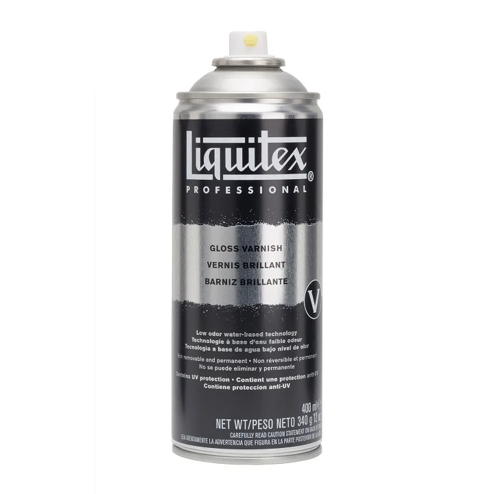 Završni lak u spreju sjajni Liquitex 400 ml