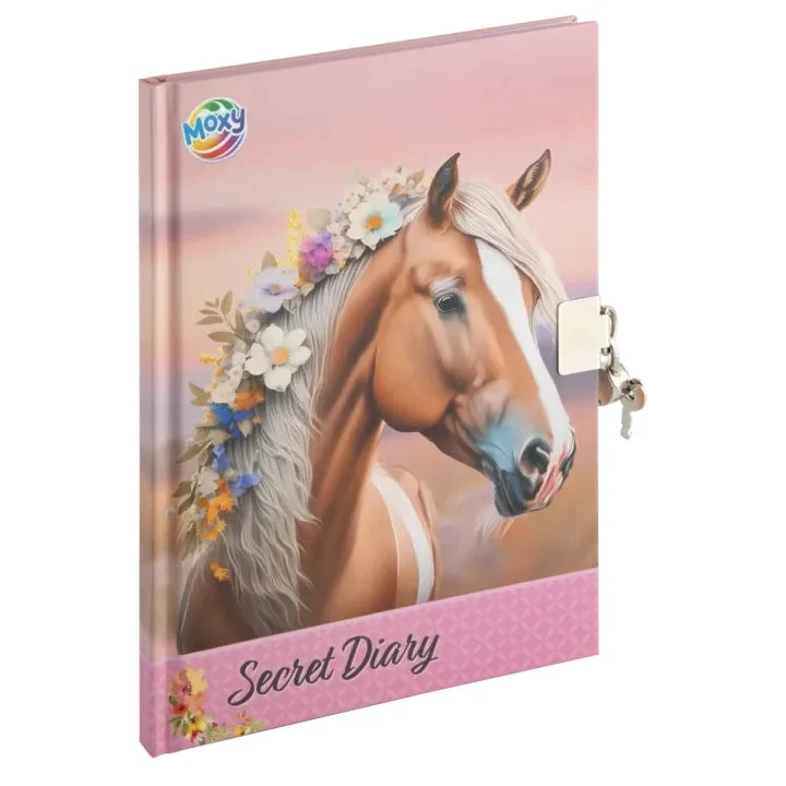 Dnevnik sa tajnom Horse Secret sa katancem i ključem A5 60 listova by MOXY