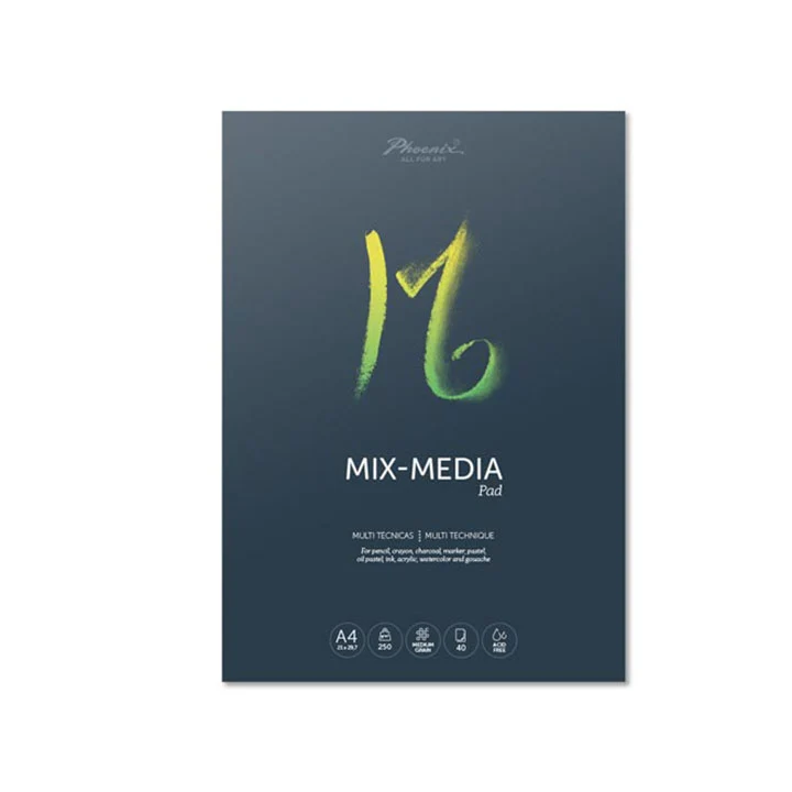 Blok papira za razne tehnike - MIX-MEDIA pad – A4