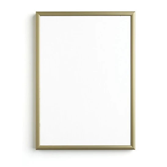 Metalni ram zlatne boje sa pleksiglasom