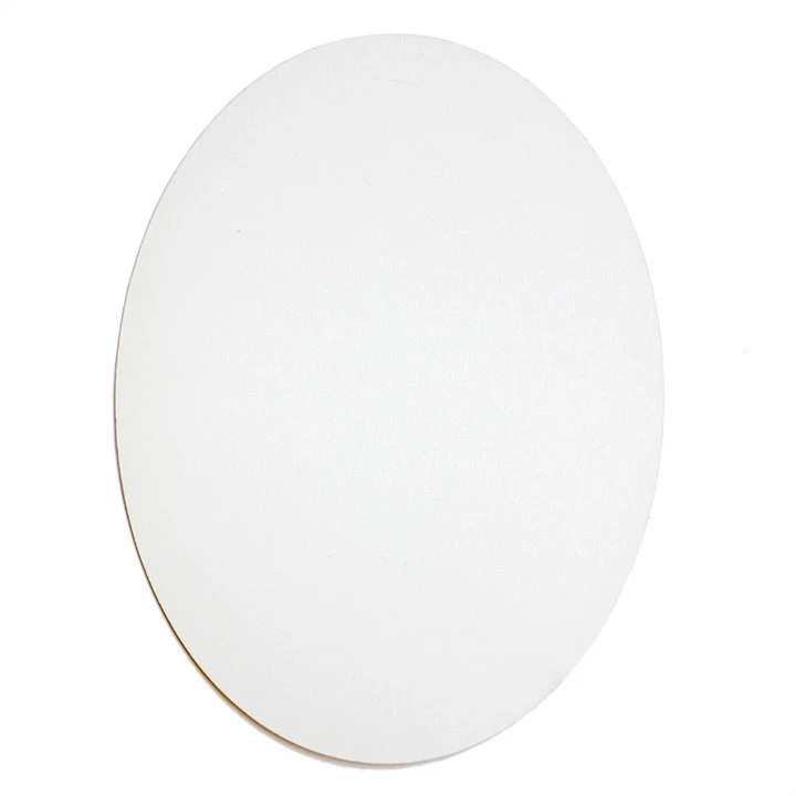 Preparirano platno na kartonu Ovalno 3 mm – 18 x 24 cm