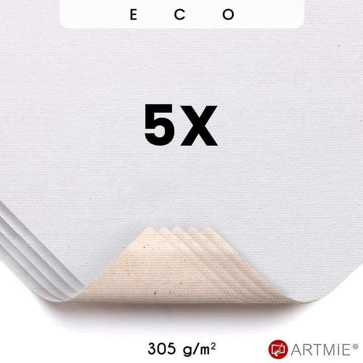 Uzorci EKO slikarskog platna ARTMIE - 5 kom