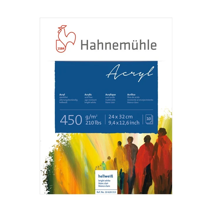 Akrilna sveska od HAHNEMÜHLE 10 listova – 24k32cm