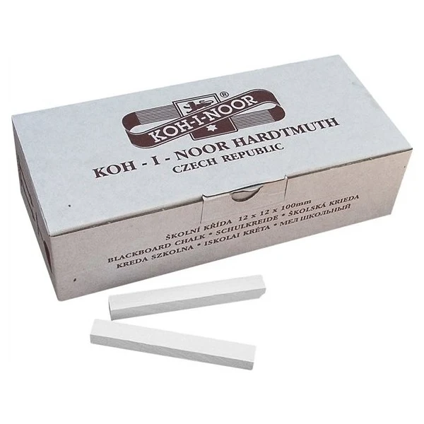Bela školska kreda - set 100 kom