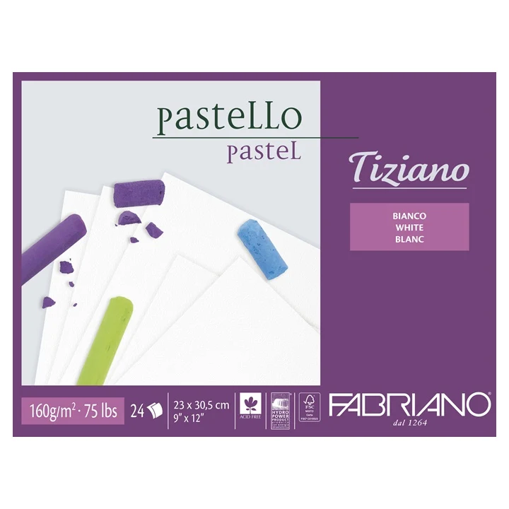 Blok belih papira za pastel FABRIANO Tiziano – A4