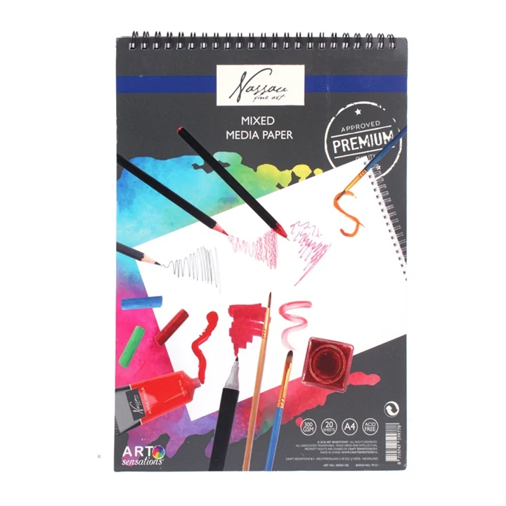 Blok papira za Mixed Media Nassau Fine Art A4 – 20 listova
