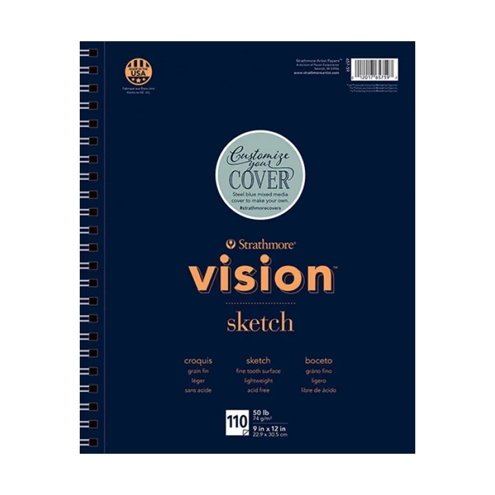Blok za skiciranje Strathmore Vision 110 listova - 22.9 x 30.5 cm