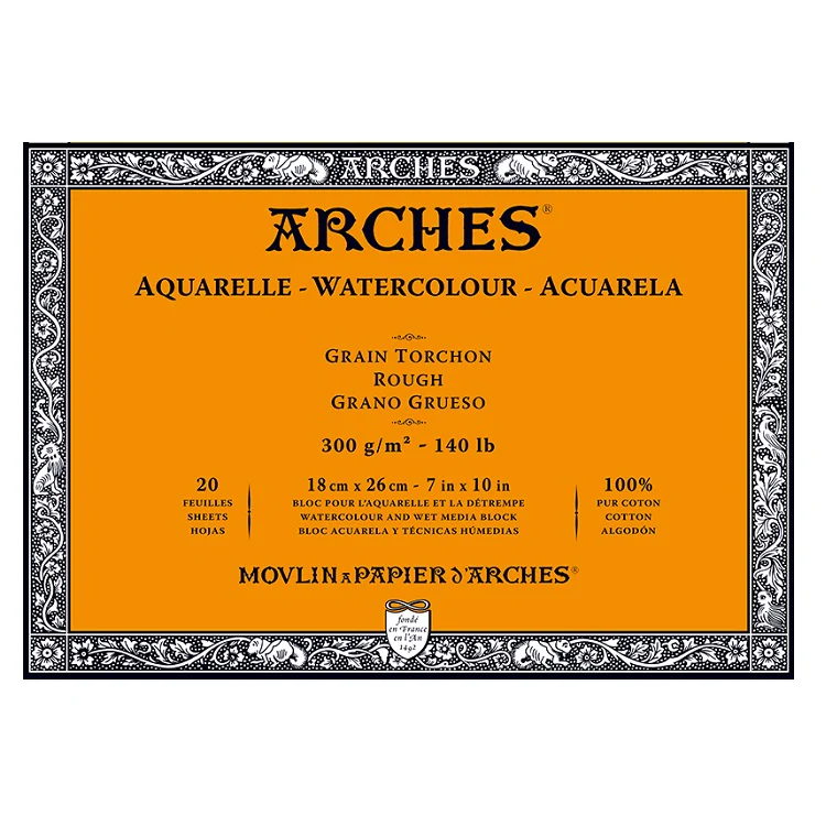 Blok za slikanje ARCHES® Aquarelle Watercolour Rough