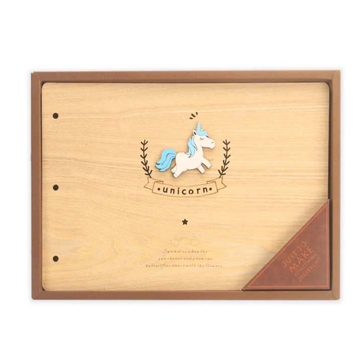Drveni album Unicorn 190 x 270 mm - 28 listova