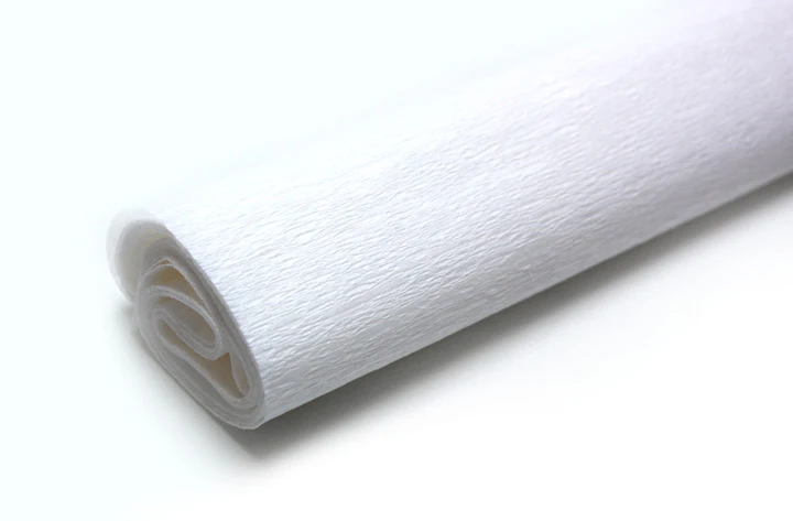 Krep papir 50 x 200 cm - beli