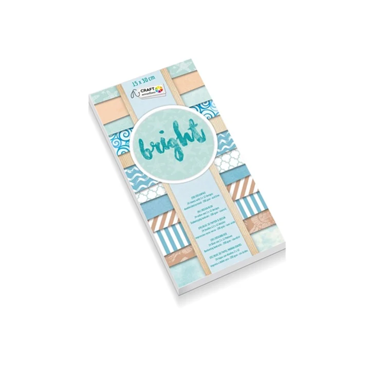 Papir za scrapbooking Craft Sensations 15x30 cm - 24 lista