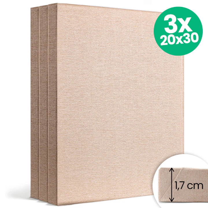 Set od 3 platna za slikanje NATURE ECO
