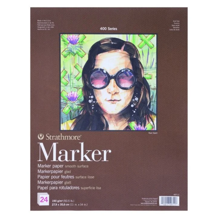 Strathmore blok papira za markere 24 lista – 27.9 x 35.6 cm