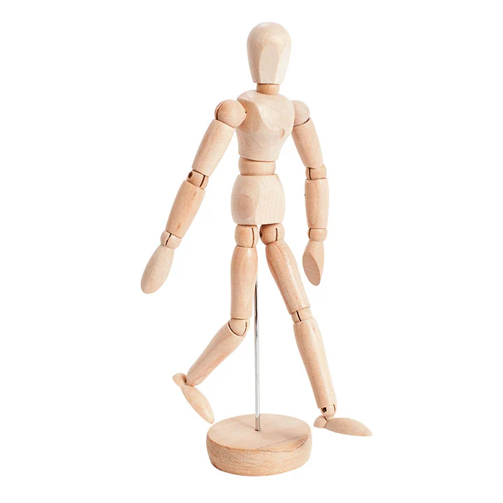 Drveni model ljudskog tela na postolju – 20 cm
