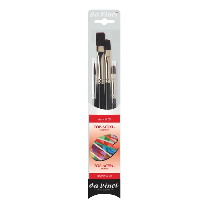 Set četkica za slikanje da Vinci Top - Acryl