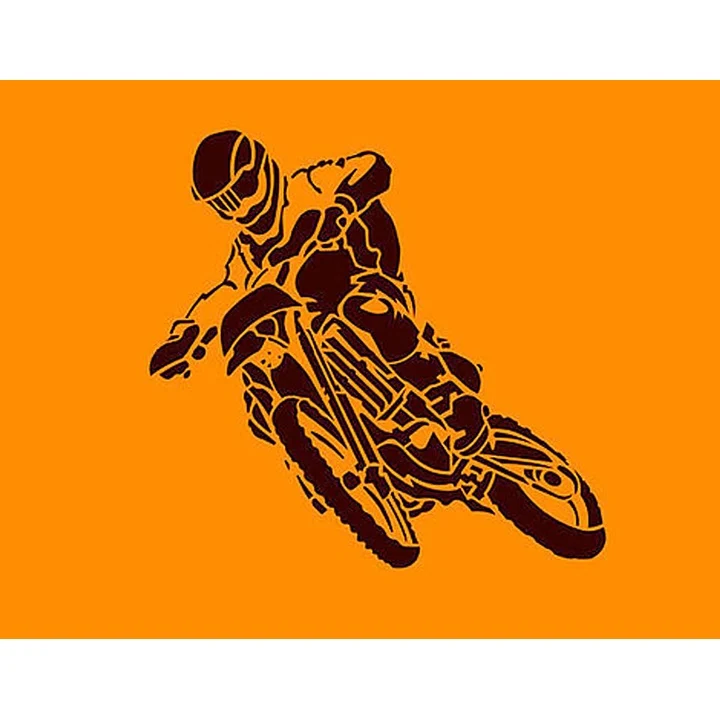 Šablona KSKSL motocikl 5-delna 105x100 cm