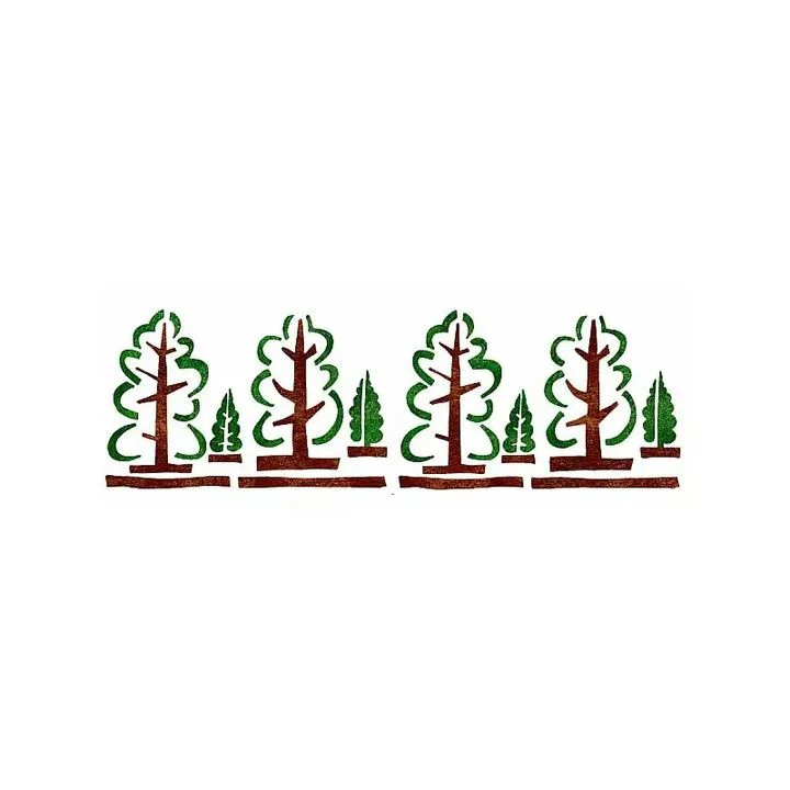 Šablona KSL šuma 22x67 cm