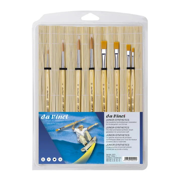 Set četkica da Vinci JUNIOR 5371 za školu i hobby - 8 kom