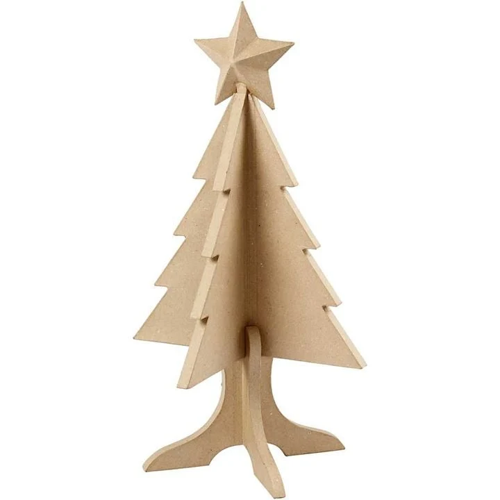Dekorativna jelka od papier-mâché 63 cm