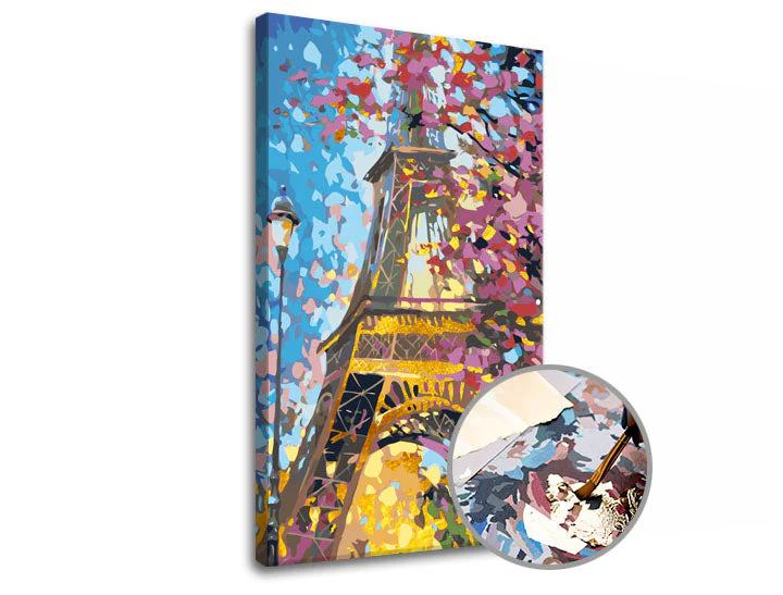 Slikanje po brojevima PREMIUM GOLD – Eiffel Tower
