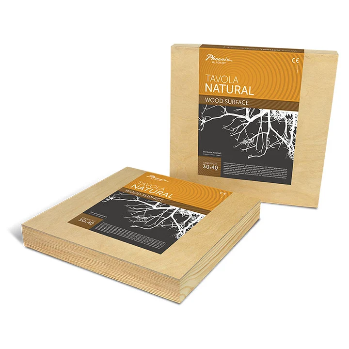 Drvena daska za slikanje Tavola natural – 20x20 cm